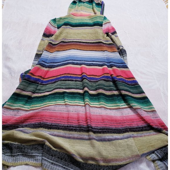 Free People | Sweaters | Free People Serape Duster Cardigan Rainbow ...